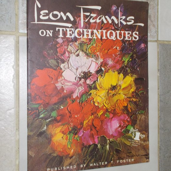 Office | Vintage Leon Franks On Techniques 79 Art Book Soft Cover 3 ...